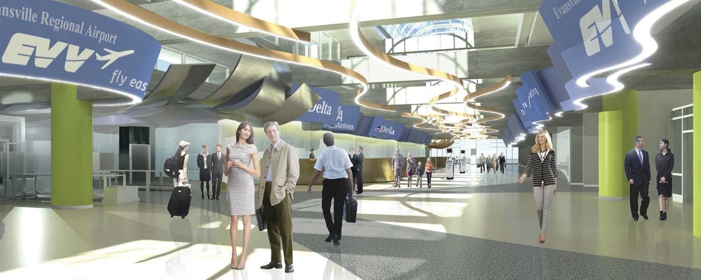 Terminal Renovations Underway at EVV | News | Hafer